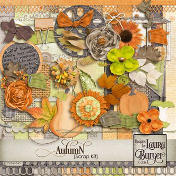 Autumn Scrap Kit | Digital Art