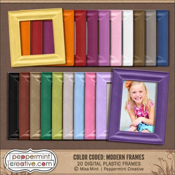 Color Coded - Modern Frames | Digital Art