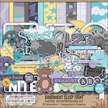 Goodnight Sleep Tight Kit | Digital Art