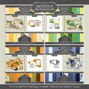 Fruit Cocktail - Mini Grab Collection | Digital Art