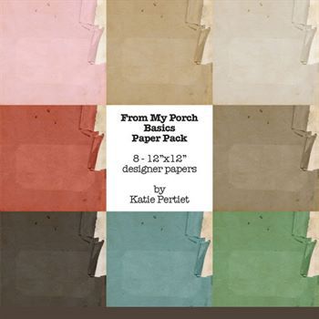 From My Front Porch Basics Paper Pack | Digital Art
