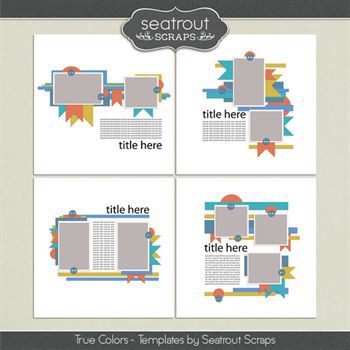 True Colors - Template Set | Digital Art