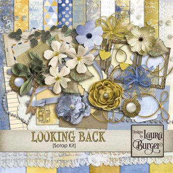 Looking Back Scrap Kit | Digital Art