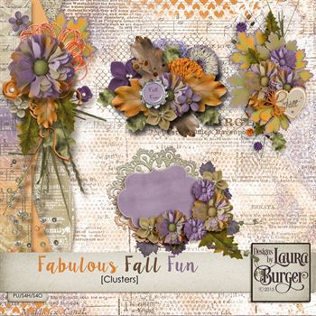 Fabulous Fall Fun Clusters | Digital Art