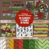 Christmas Element Bundle | Digital Art
