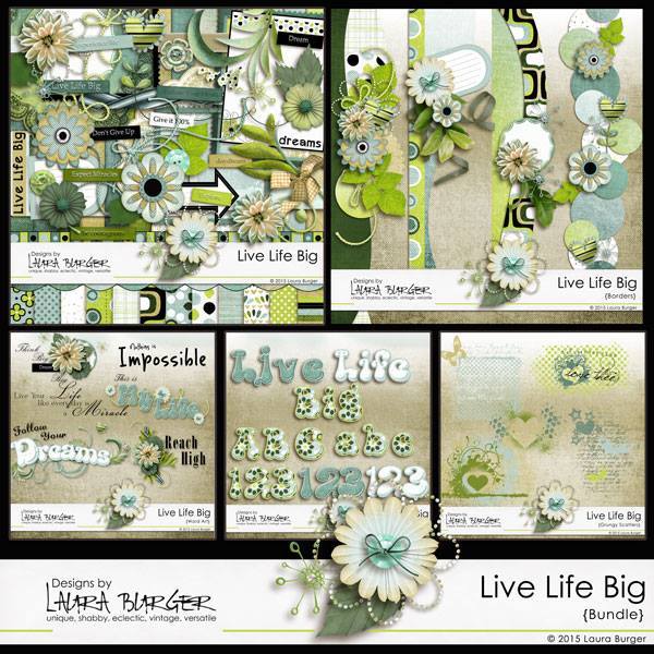 Live Life Big Bundle | Digital Art