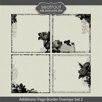 Additions - Page Border Overlays Set 2 | Digital Art