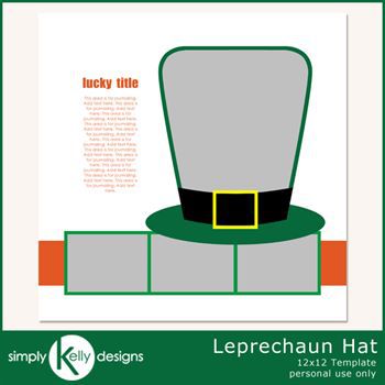 Leprechaun Hat Template | Digital Art
