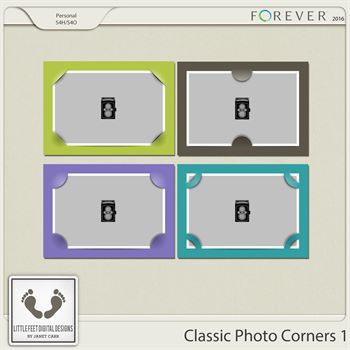 Classic Photo Corners | Digital Art