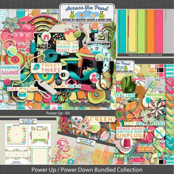 Power Up & Power Down Bundled Collection | Digital Art