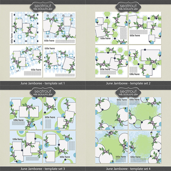 June Jamboree Template Collection | Digital Art