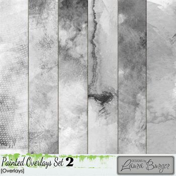 Painted Overlays Set 2 | Digital Art