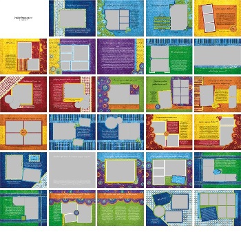Primary 11x8.5 Predesigned Pages | Digital Art