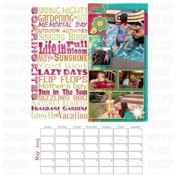 2015 Blueprint Calendar Subway Art (12x18) - Usa & Canada | Digital Art