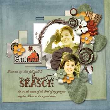 Autumn Addiction Wooden Pieces | Digital Art