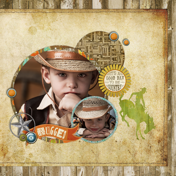 Cowboy Up Pre-designed Pages | Digital Art