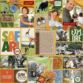 Go Wild Zoo Journal Cards | Digital Art