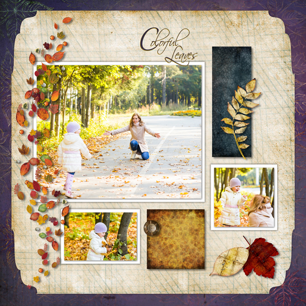 Autumn Breeze Pre-designed Page 2 | Digital Art