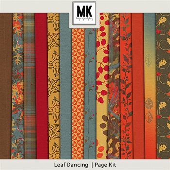Leaf Dancing - Page Kit | Digital Art