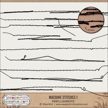 Machine Stitches Collection | Digital Art