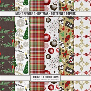 Night Before Christmas Kit | Digital Art