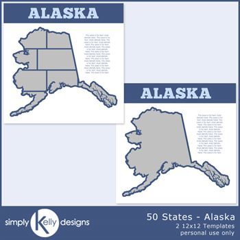 50 States - Alaska | Digital Art
