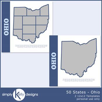 50 States - Ohio | Digital Art