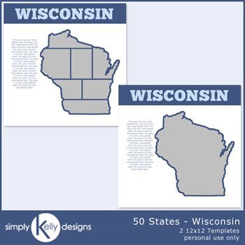 50 States - Wisconsin | Digital Art