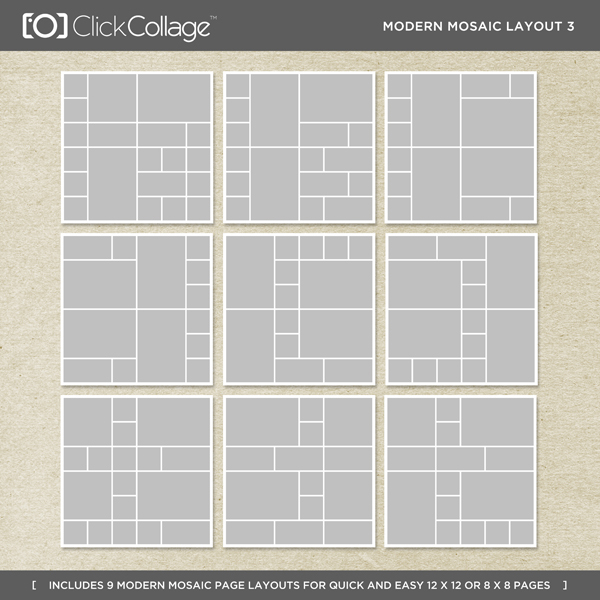 Modern Mosaic Layout 3 | Digital Art