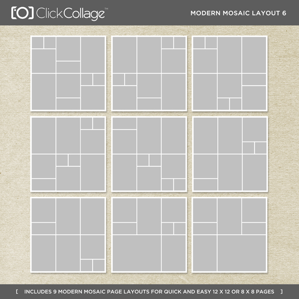 Modern Mosaic Layout 6 | Digital Art