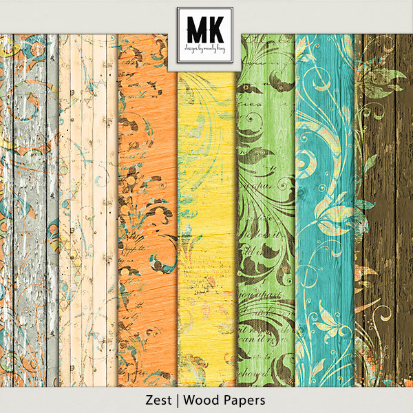 Zest Wood Papers | Digital Art
