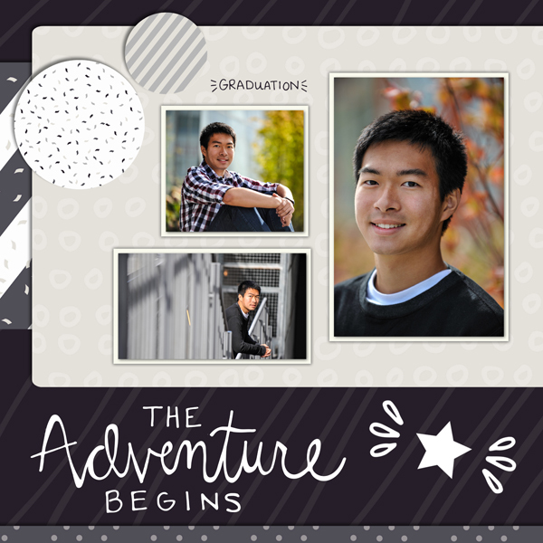 Congrats Grad Pre-designed Pages | Digital Art