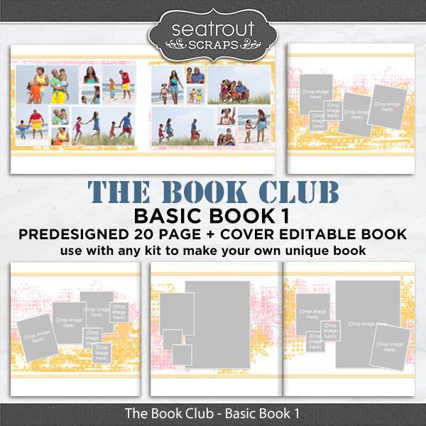 The Book Club - Basic Book 1 - Predesigned Editable Book | Digital Art