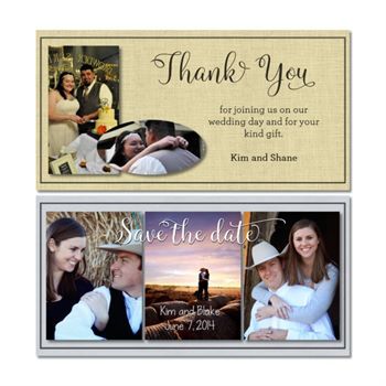 8x4 Card Blueprints - Save The Date | Digital Art