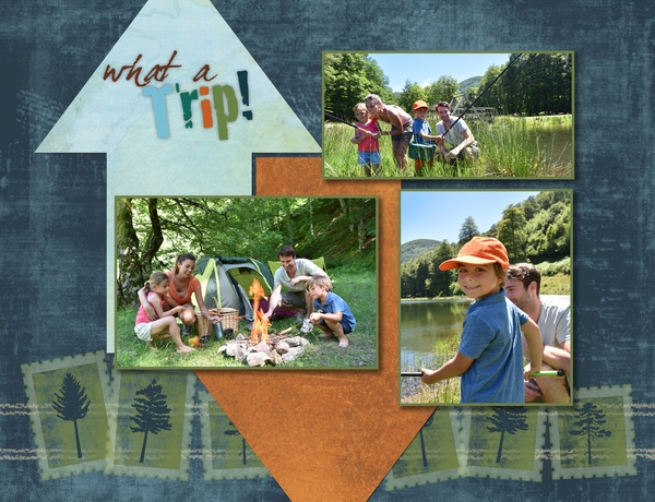 What A View 11x8.5 Predesigned Pages | Digital Art