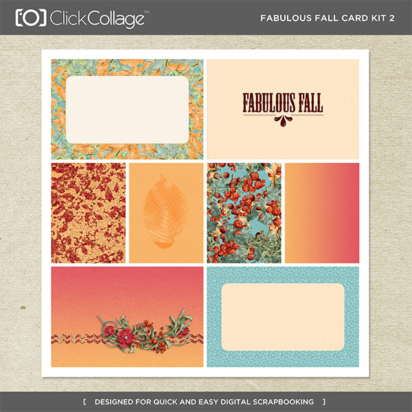 Fabulous Fall Card Kit 2 | Digital Art