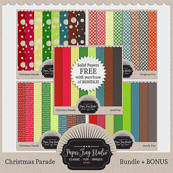 Christmas Parade - Bundle + Bonus | Digital Art