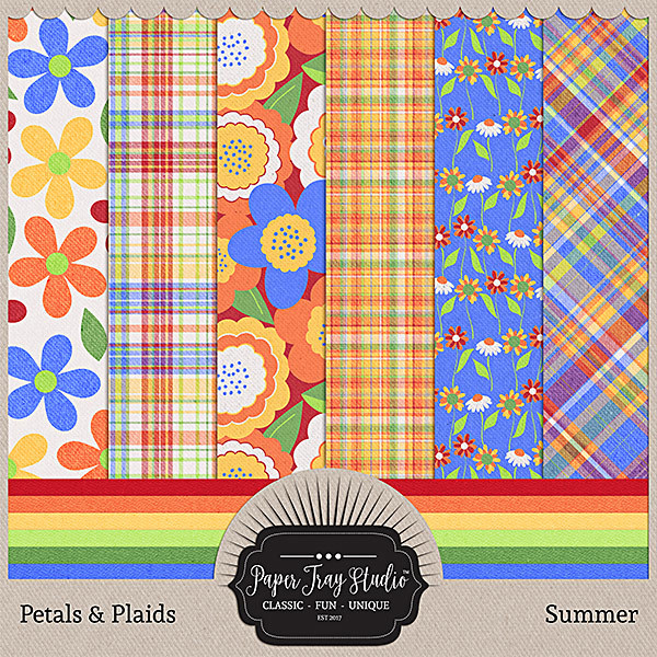 Petals & Plaids - Summer | Digital Art