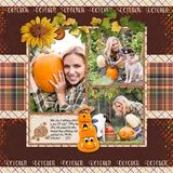 Monthly Mayhem October Bundle - Templates 1 - 4 | Digital Art