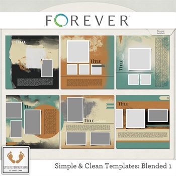 Clean And Simple Templates - Beautifully Blended 1 | Digital Art