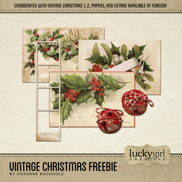 Vintage Christmas Freebie | Digital Art