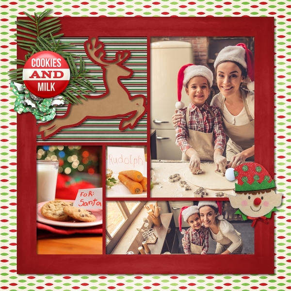 Christmas Template Bundle 5 - 8 | Digital Art