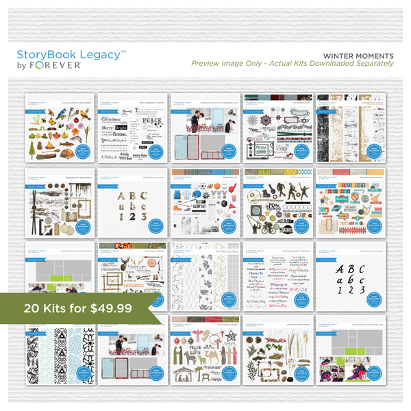 Winter Moments StoryBook Legacy™ Bundle | Digital Art