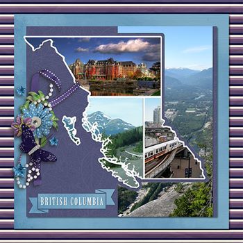 Canada Mapped - British Columbia | Digital Art