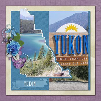 Canada Mapped - Yukon | Digital Art