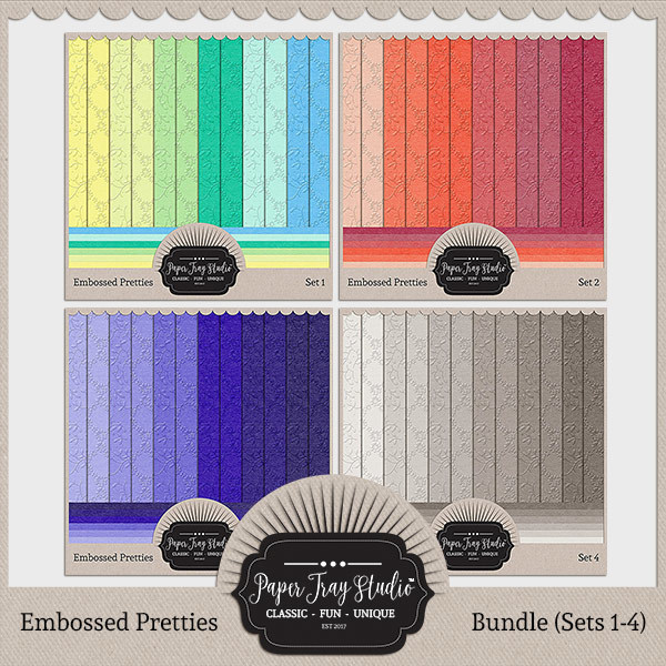 Embossed Pretties - Set Bundle | Digital Art