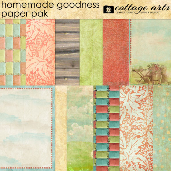 Homemade Goodness Paper Pak | Digital Art