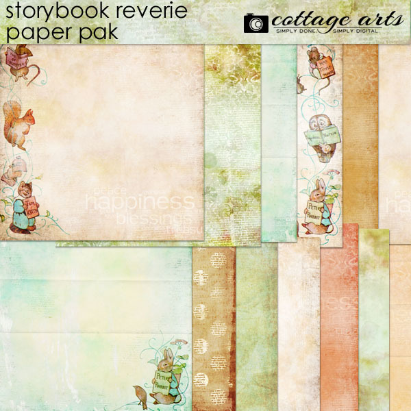 Storybook Reverie Paper Pak | Digital Art