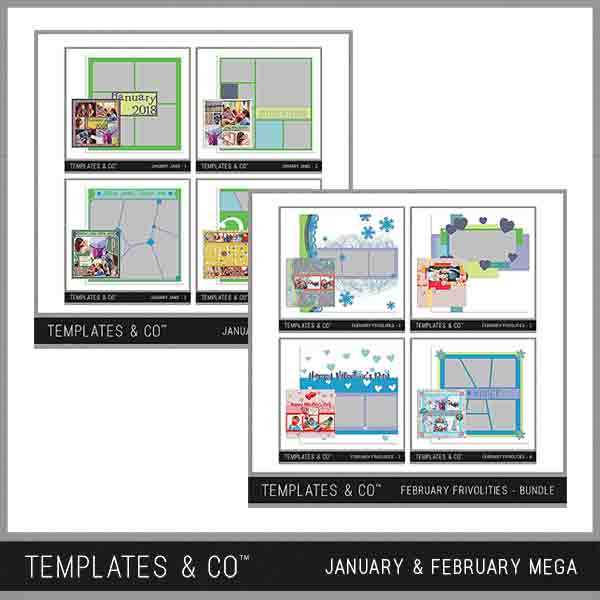 January & February Mega Bundle | Digital Art