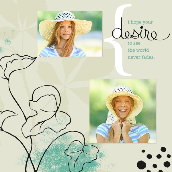 Simply Said Hope 12x12 Predesigned Pages | Digital Art